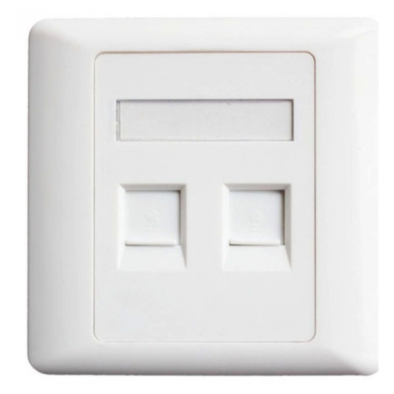 Price in SriLanka — Double RJ45 Faceplate — Shop Online